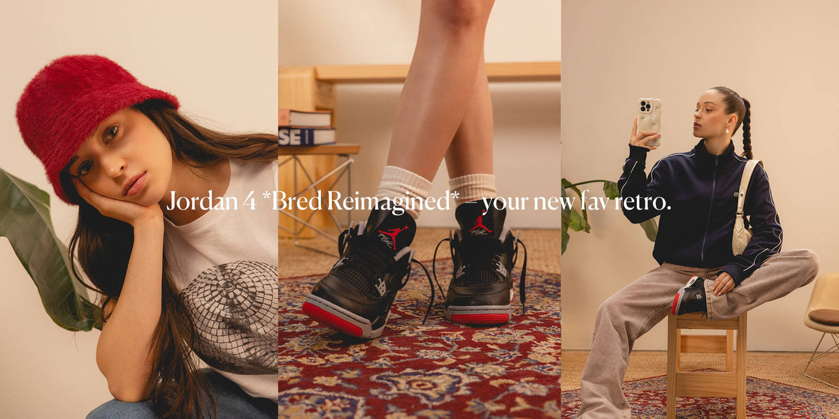 ASPHALTGOLD PRESENTS: JOSI FOR NIKE AIR JORDAN 4 *BRED REIMAGINED*