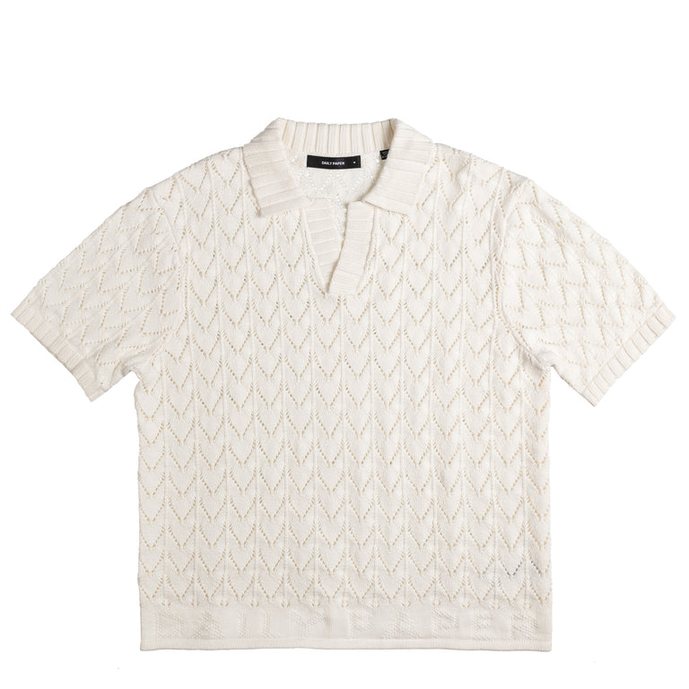 Daily Paper Yinka Relaxed Knit Polo » jetzt online kaufen!