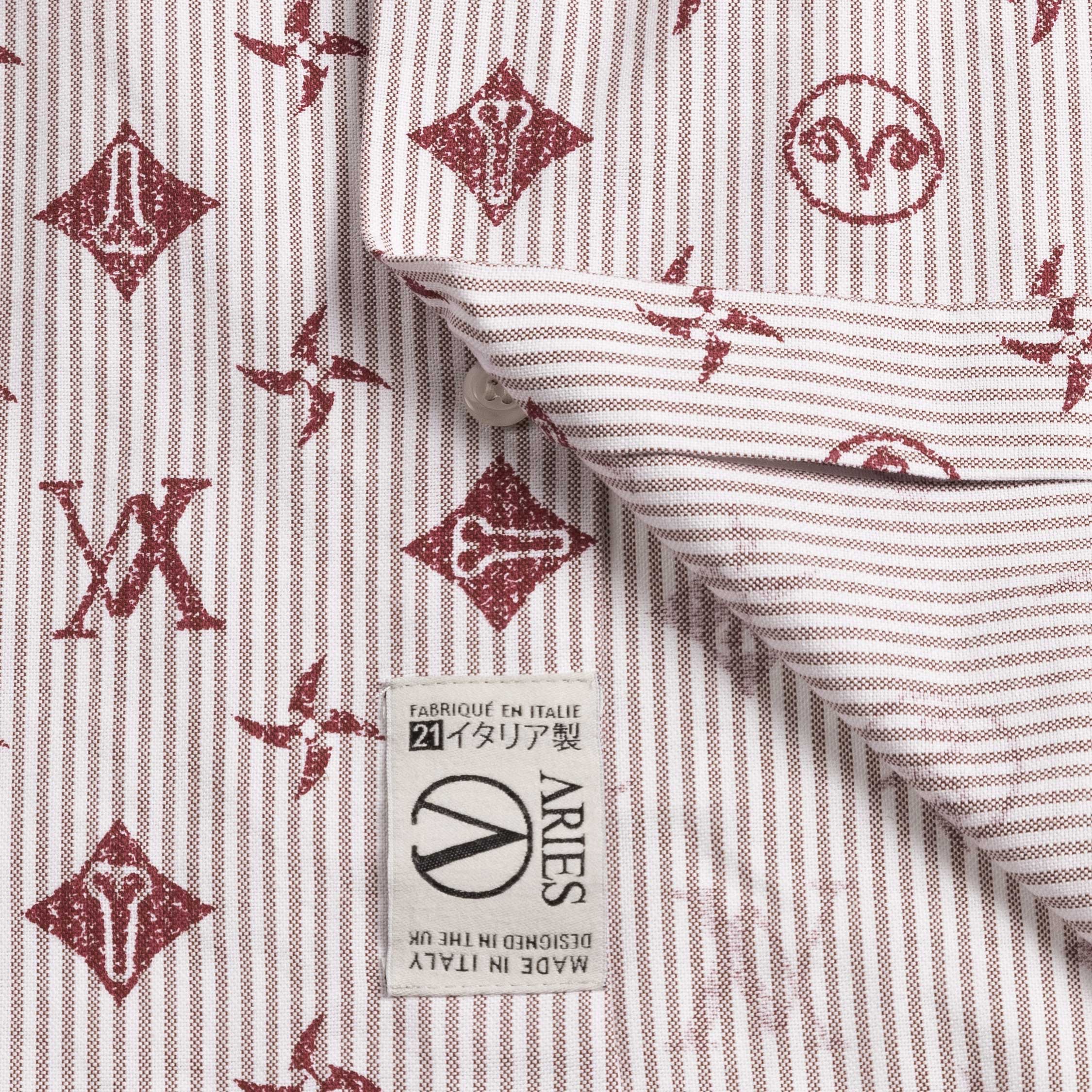 Aries Monogram Oxford Stripe Shirt » jetzt online kaufen!