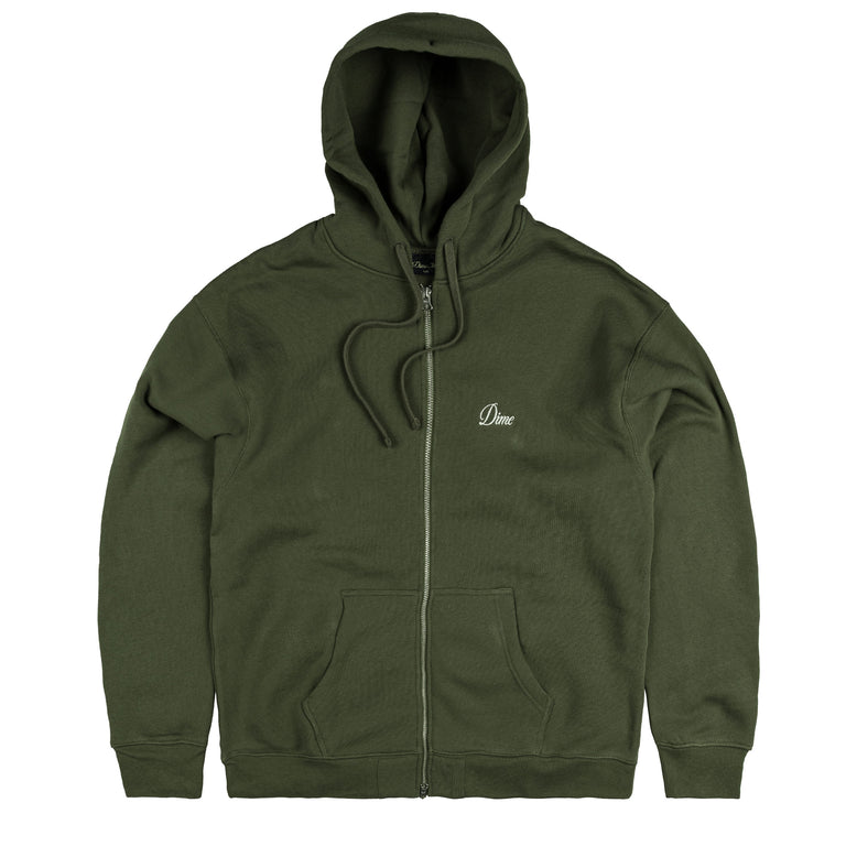 Dime Cursive Zip Hoodie | Apparel » Buy online now!