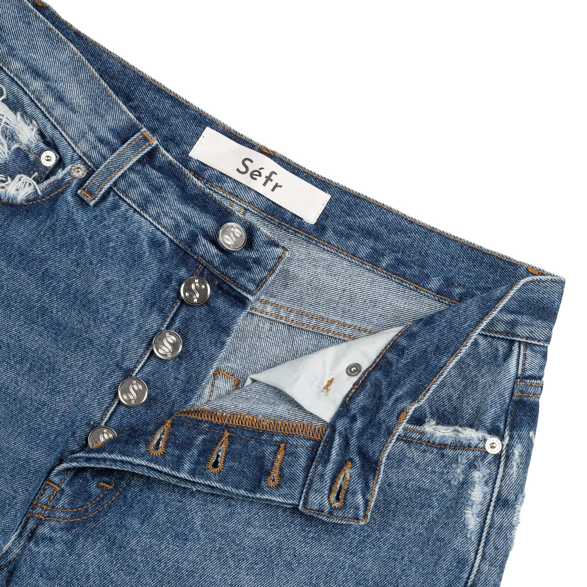 Sefr Frayed Cut Jeans » jetzt online kaufen!