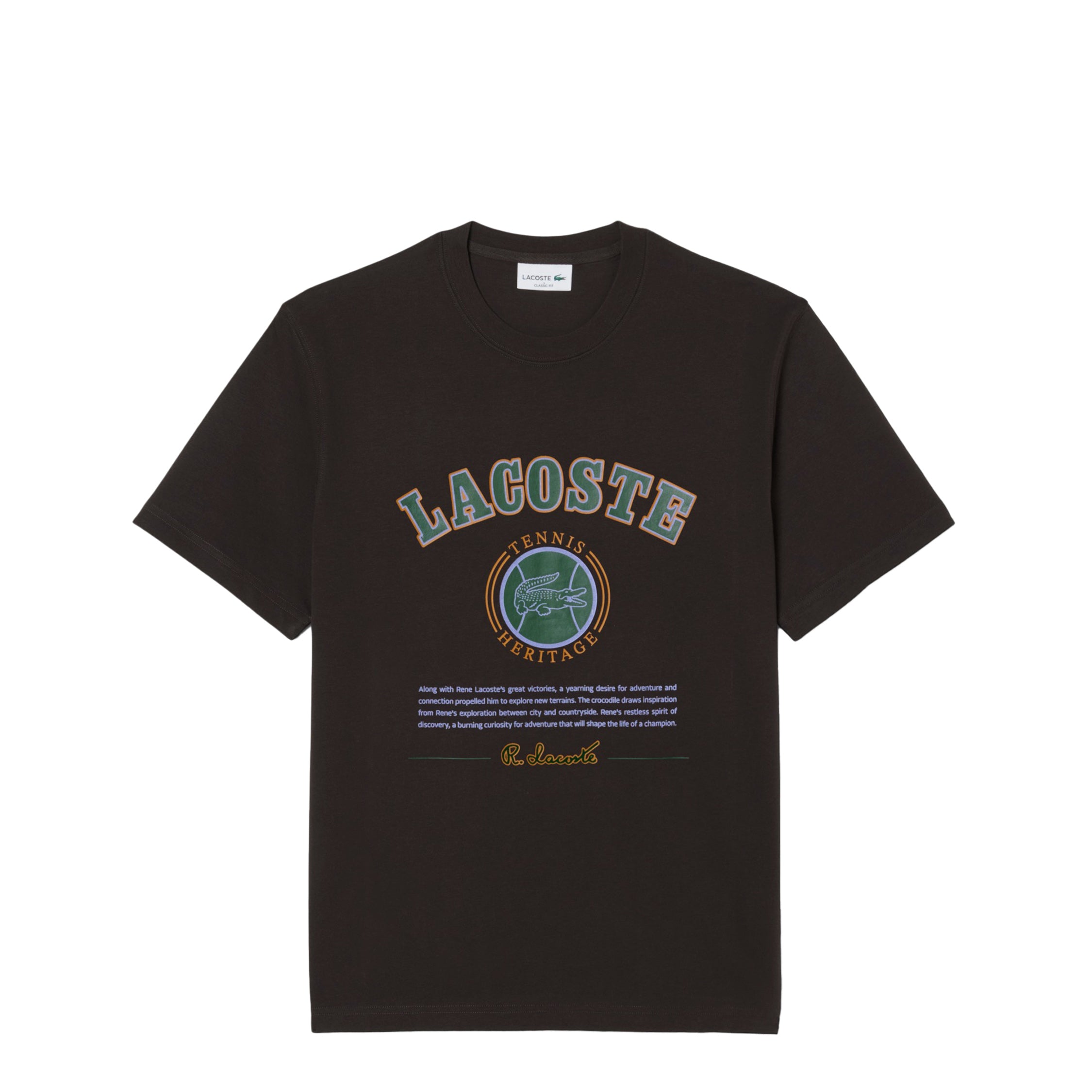 Lacoste Print Cotton T-Shirt | Apparel » Buy online now!