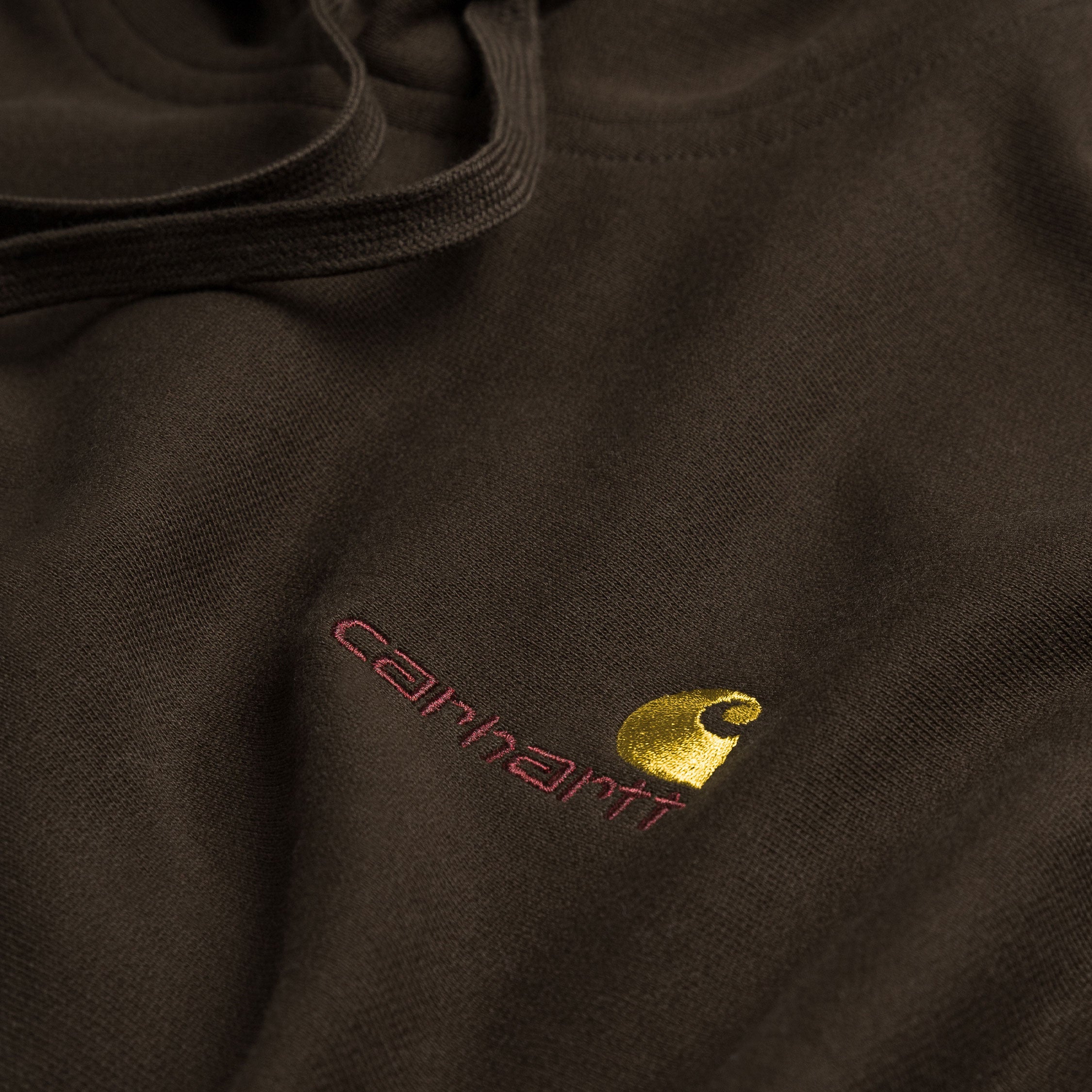 Carhartt Wip Hooded American Script Sweat Buy Now At Asphaltgold