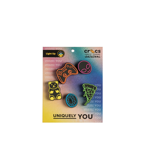 Crocs LED Dude Bro Jibbitz 5-PacK – buy now at Asphaltgold Online Store!