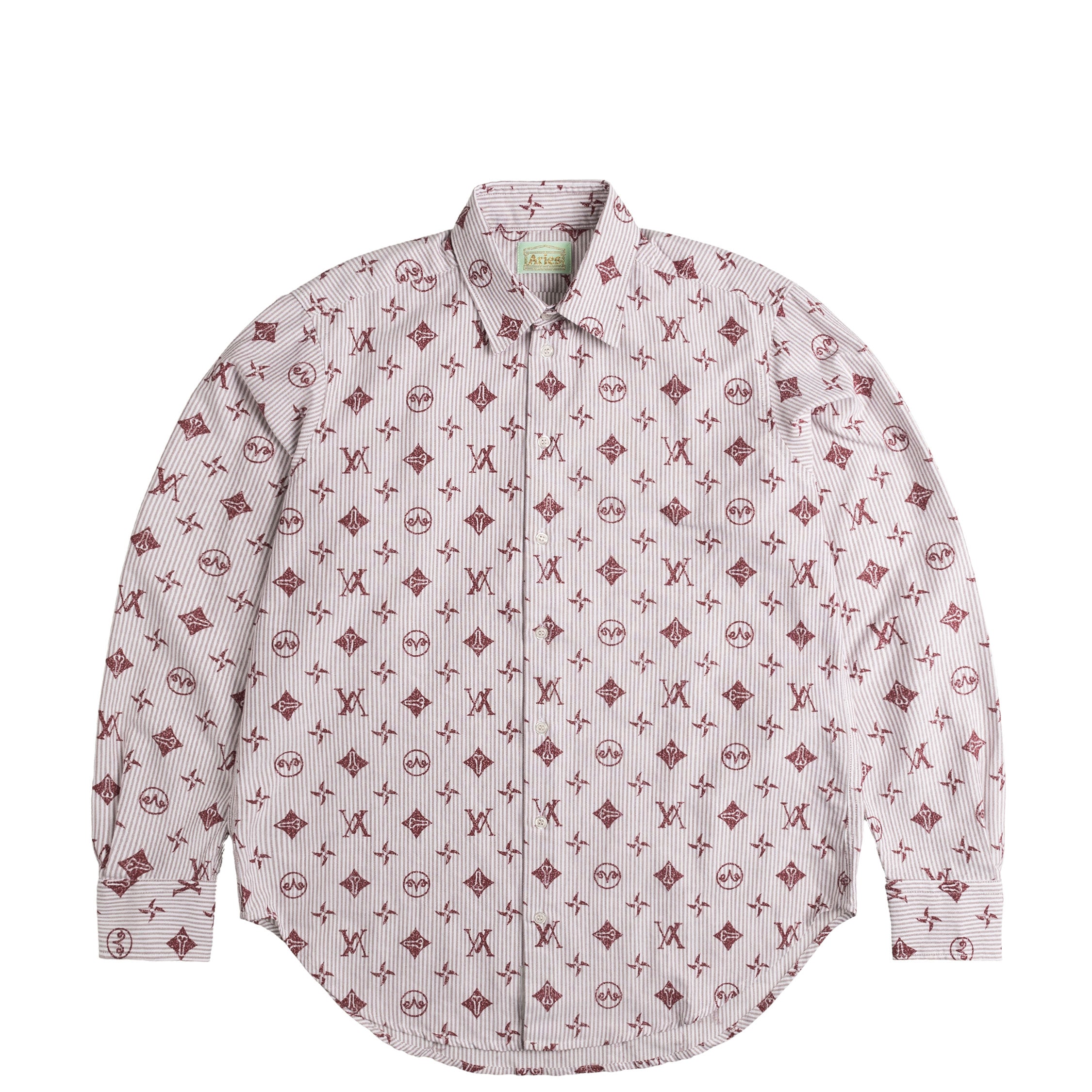 Aries Monogram Oxford Stripe Shirt » jetzt online kaufen!
