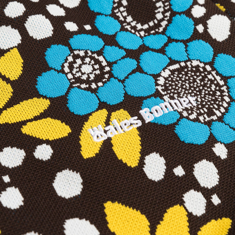Adidas x Wales Bonner Knit Floral Poloshirt » jetzt online kaufen!