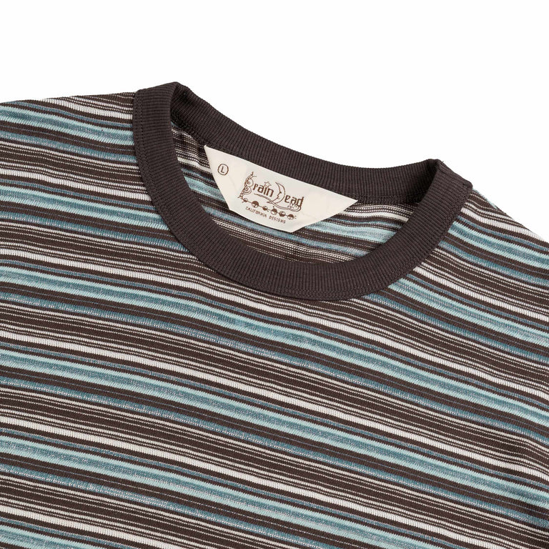 Brain Dead Romy Multi Stripe Long Sleeve T-Shirt » bestel nu online!